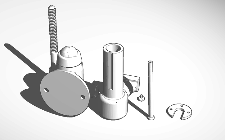 3D design Vise (needs 3 screws) - Tinkercad