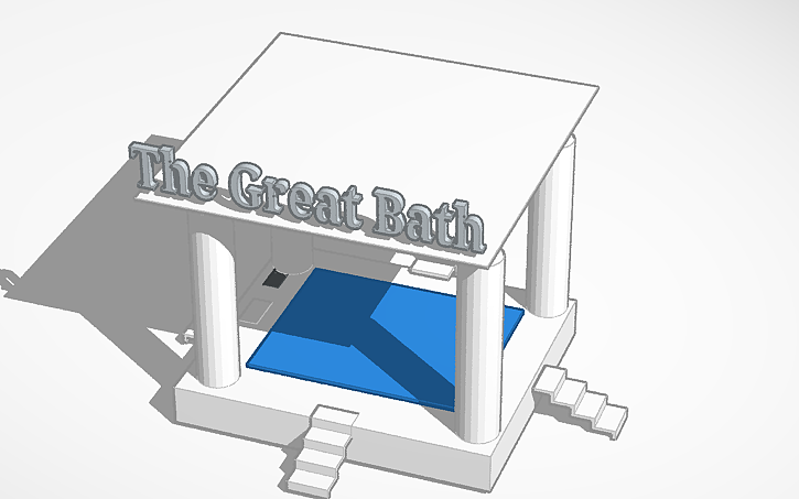 3D design ruhaan rastogi 6 B the great bath - Tinkercad