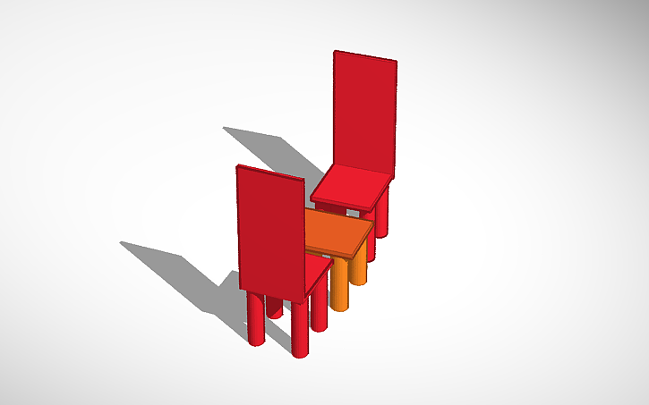 3D design Chairs - Tinkercad