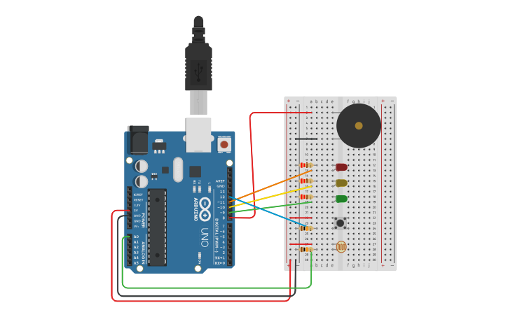 Circuit design Assignment 6 - Tinkercad