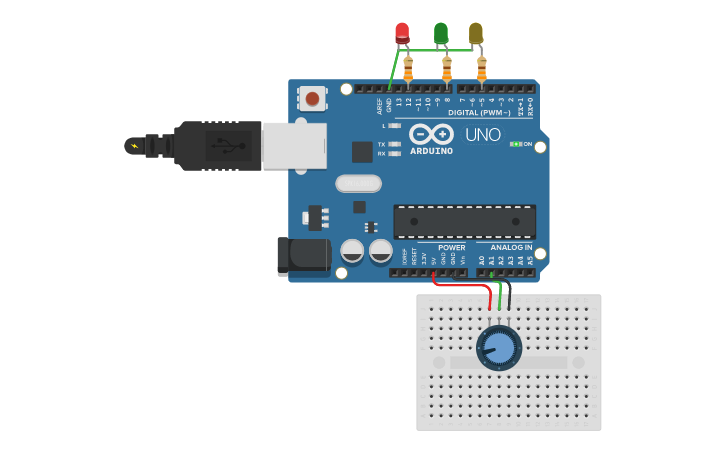 Circuit design If Statements | Tinkercad