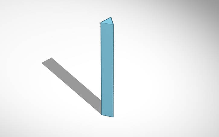 3D design tiny triangle | Tinkercad