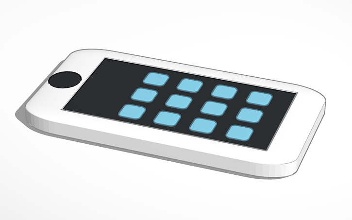 3D design iphone - Tinkercad