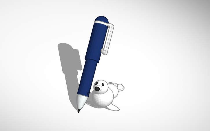 3D design Seal&Pen | Tinkercad