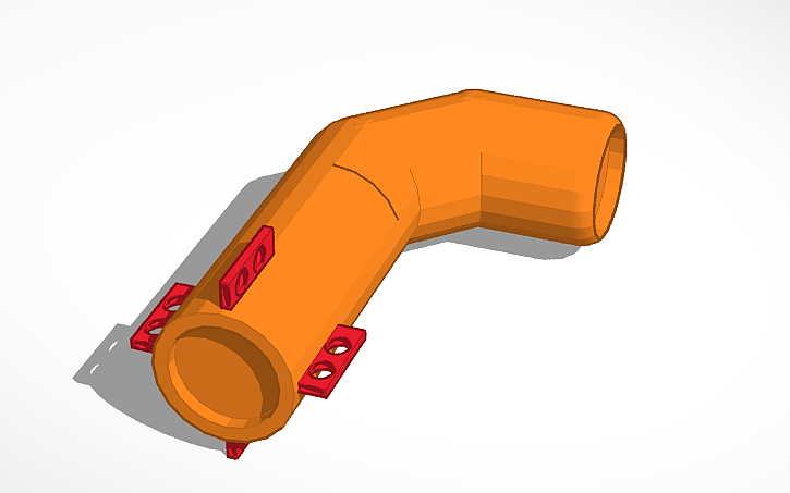 3D design hydroneer cloutium intake water pipe - Tinkercad