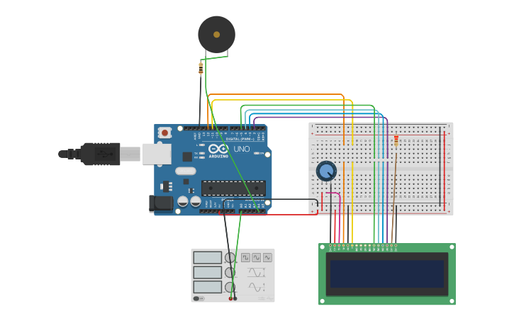 Circuit Design Function Generator Tinkercad
