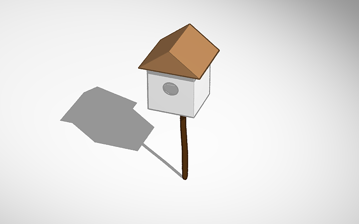 3D design My Bird House Example - Tinkercad