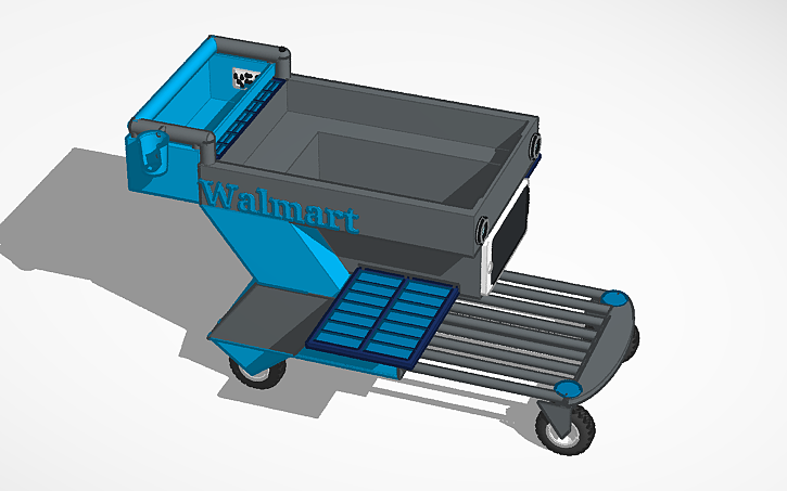 3D design Shopping Cart - Tinkercad