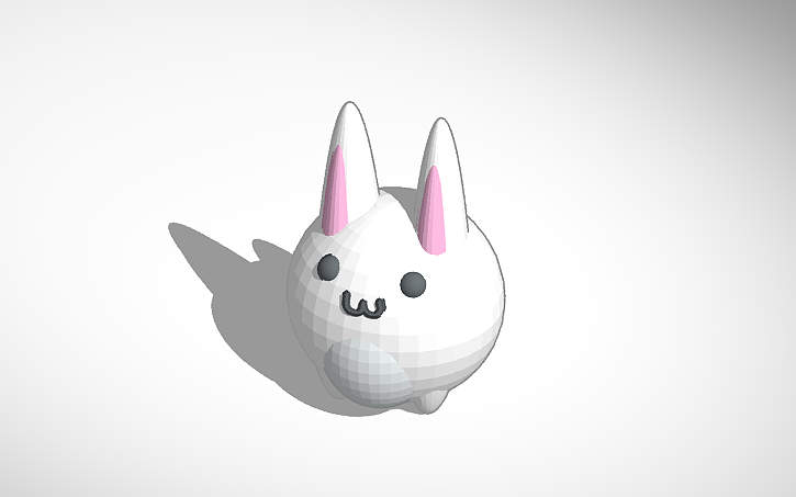 3D design rabbit - Tinkercad