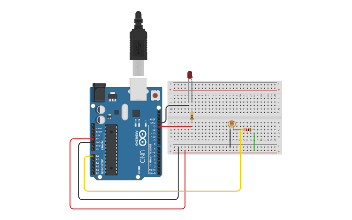 Circuit design lab6-light-sensor | Tinkercad