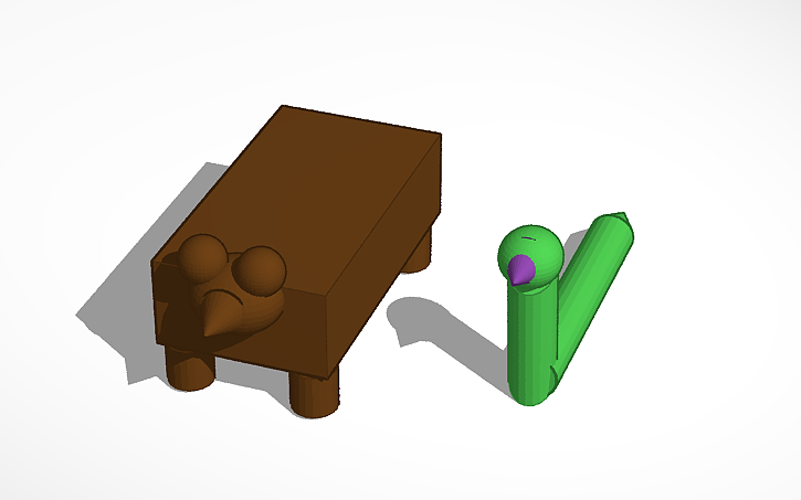 3D design animals - Tinkercad