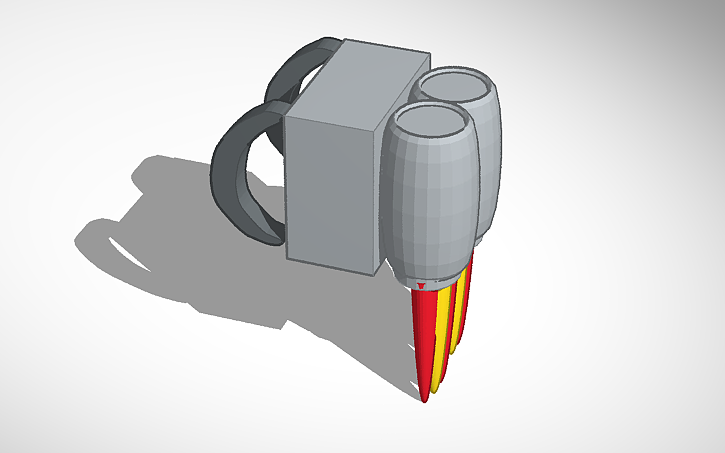 3D design jet pack - Tinkercad