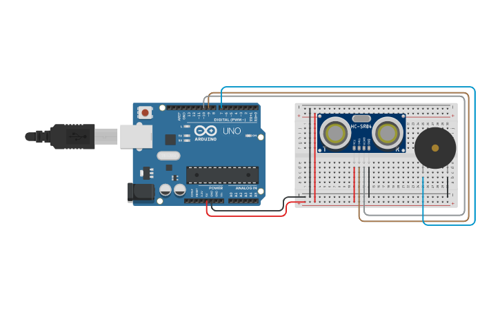 Circuit design frequenza | Tinkercad