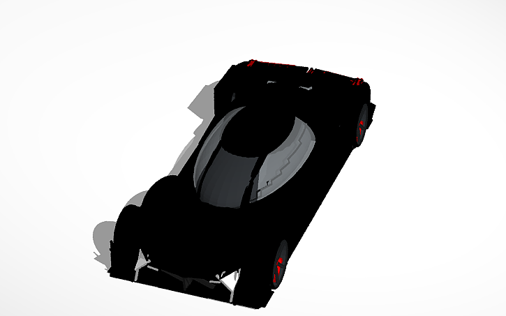 3D design wild devel sixteen hypercar - Tinkercad