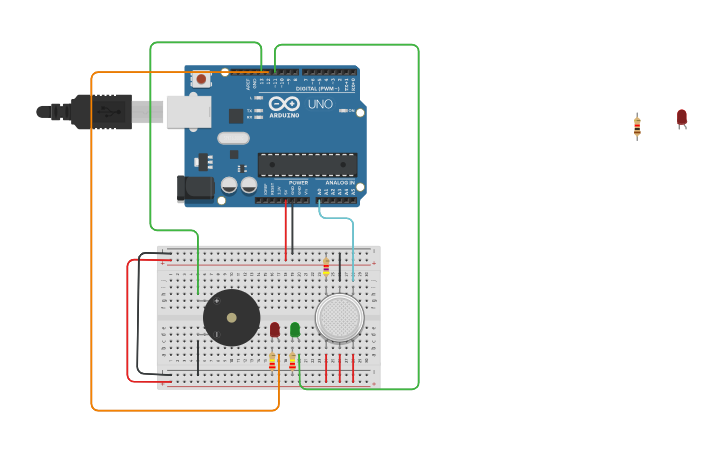 Circuit design proyecto - Tinkercad