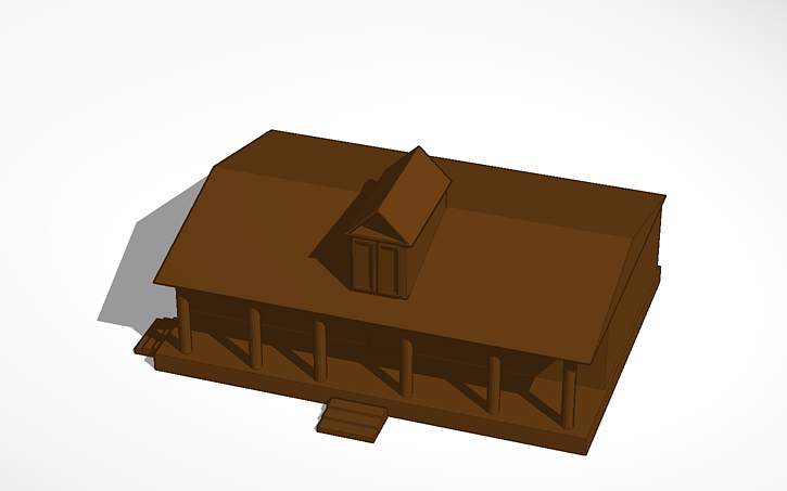 3D design boo radley house - Tinkercad