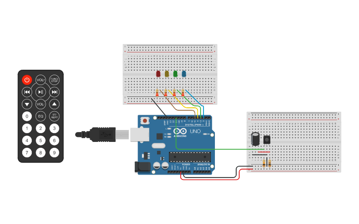 Circuit design Clase 03 - Ejemplo 03 | Tinkercad