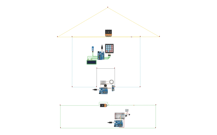 Circuit design Smart Home - Tinkercad