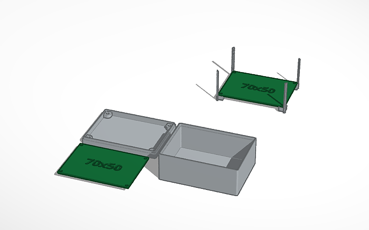 3D design PCB_Prototyping_Boxes_70_50 | Tinkercad