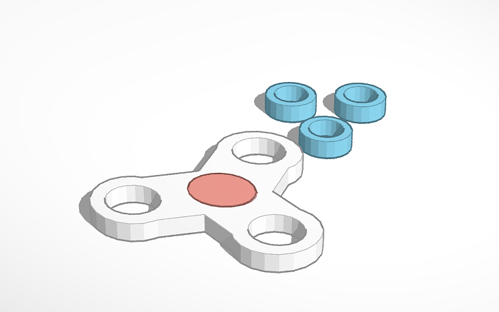 3D design fidget spinner - Tinkercad