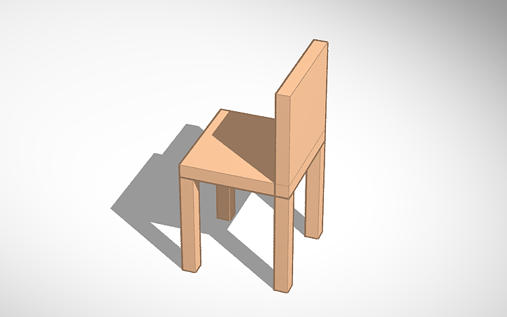 3D design Chair - Tinkercad