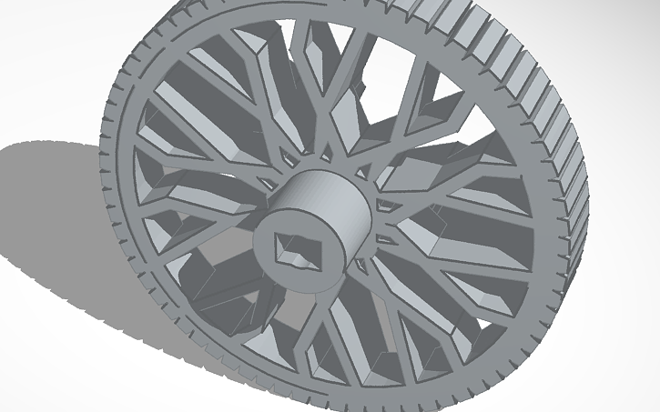 3D design mBot Llanta Spider [DEFINITIVO + MUESCAS] | Tinkercad