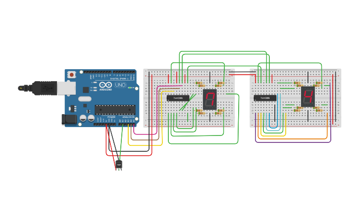 Circuit design 7.2b - Tinkercad