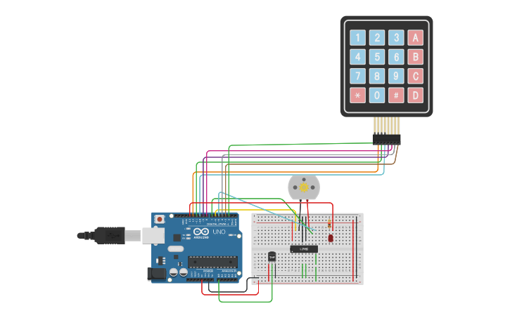 Circuit Design Fan Speed Control Tinkercad