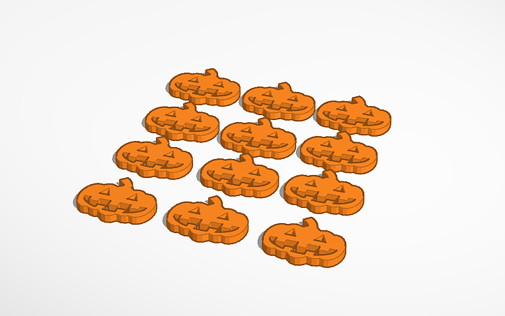 3D design Halloween pumpkins - Tinkercad