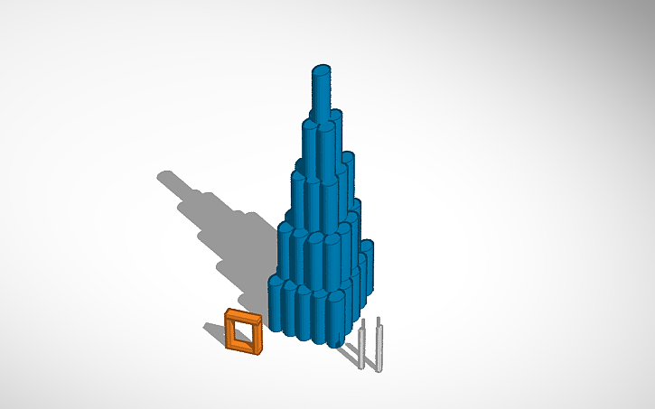 3D design The U.A.E: Famous Landmarks - Tinkercad