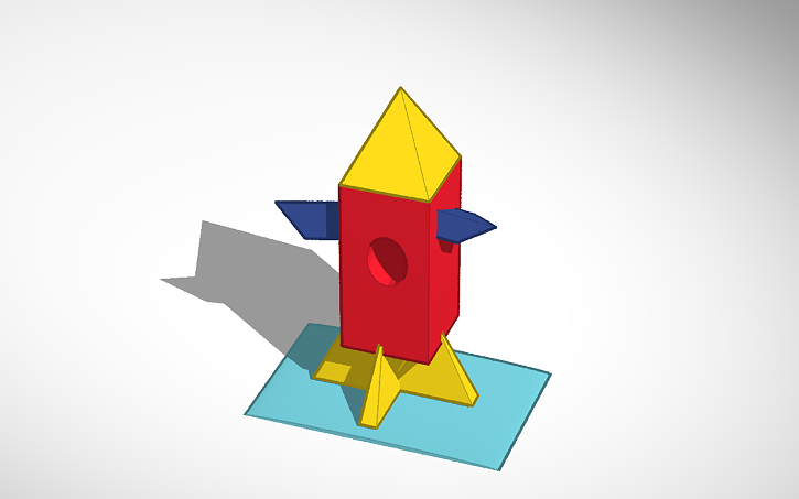 3D design Spaceship - Tinkercad