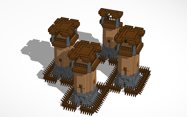 3D design WATCH TOWER - Tinkercad