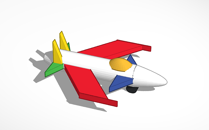 3D design Awesome Plane | Tinkercad