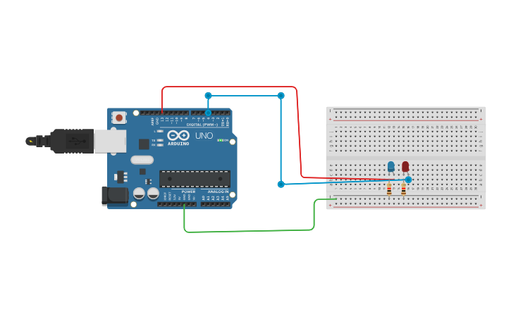 Circuit design LAB 1 LEVEL 3 - Tinkercad