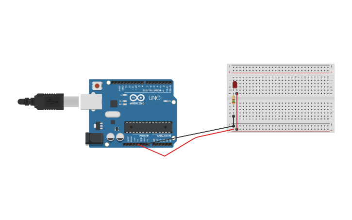 Circuit design Lab 1 Q6 | Tinkercad