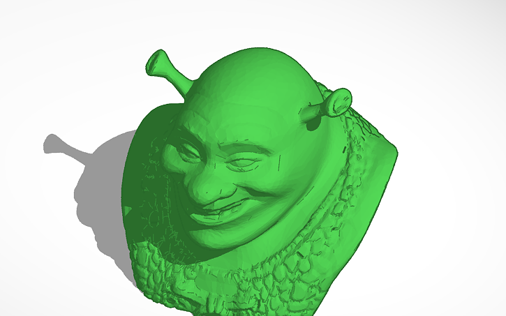 3D design Copy of shrek - Tinkercad