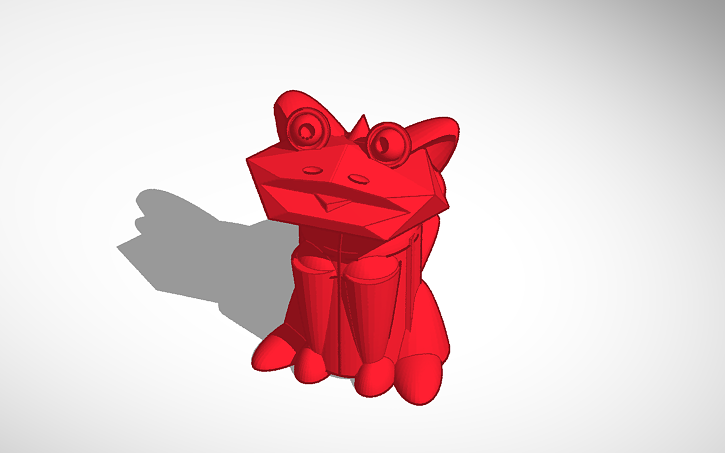 3D design Weird Frog - Tinkercad