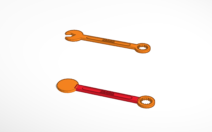 3D design wrench | Tinkercad