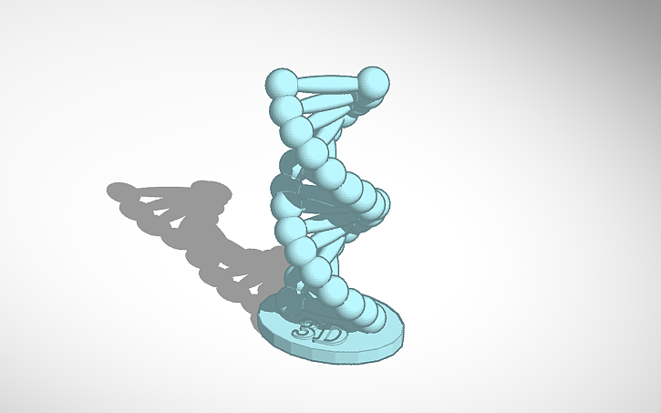 3D design DNA | Tinkercad