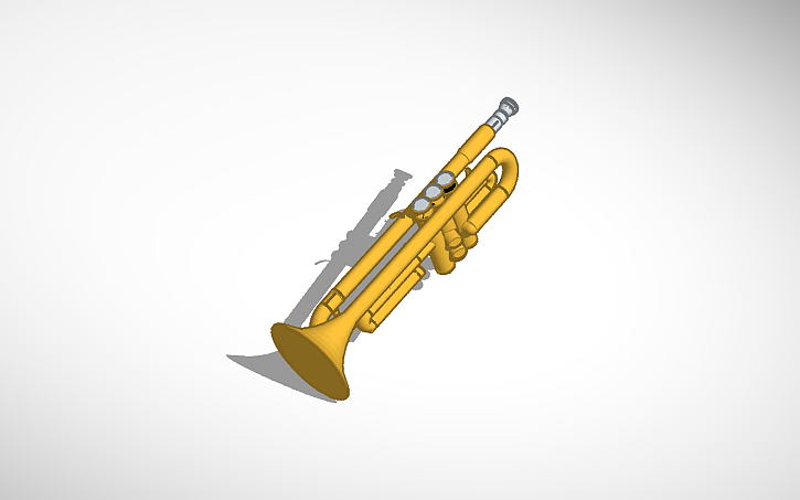 3D design Trumpet - Tinkercad