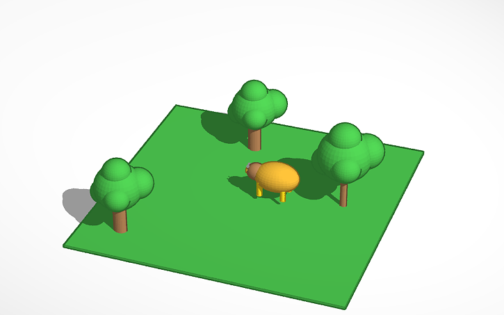 3D design animal - Tinkercad