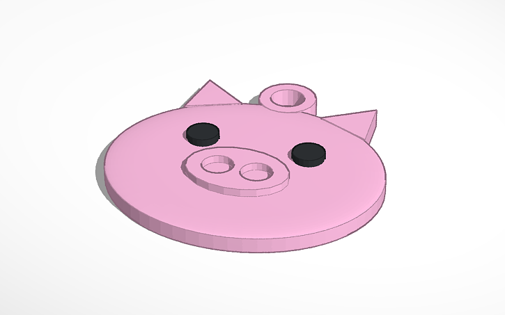 3D design Pig - Tinkercad