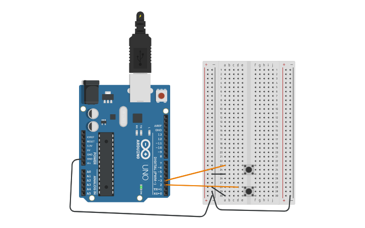Circuit Design Count To 10 With Arduino Library Tinkercad 3905