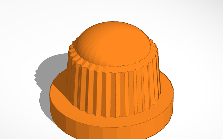 3D design Dial Knob - Tinkercad
