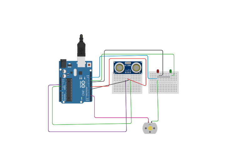 Circuit design Montaje de circuito compuesto | Tinkercad