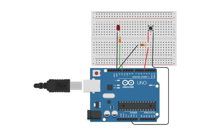 Circuit Design Sensor De Humedad Tinkercad