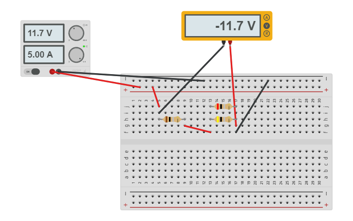 Circuit Design Segundo Trabajo Resistencias Tinkercad