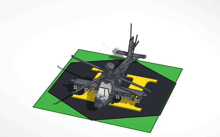 3D design Helicopter - Tinkercad
