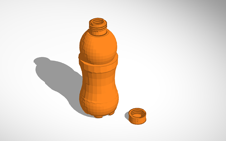 3D design bottle - Tinkercad