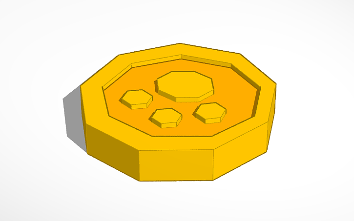3D design Pet Sim X coin - Tinkercad